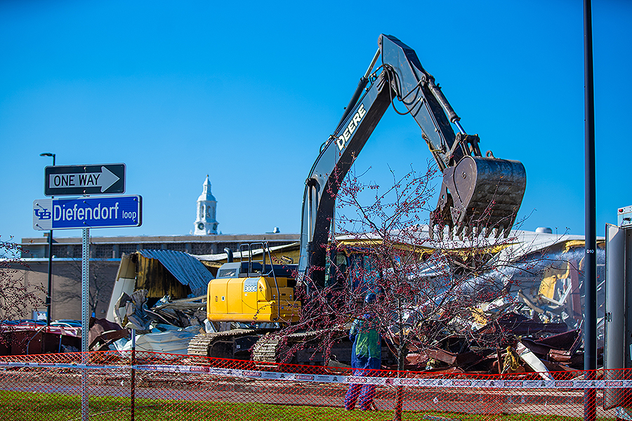 After years as “temporary” building, Diefendorf Annex comes down - UBNow: News and views for UB ...