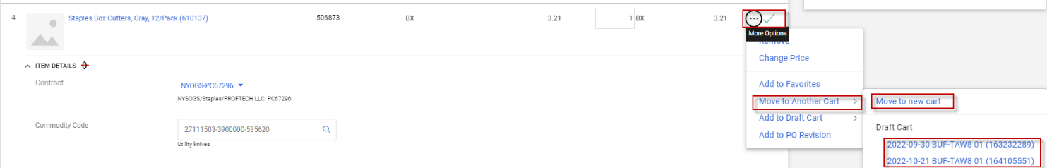 Cart Management - Administrative Services Gateway - University at Buffalo