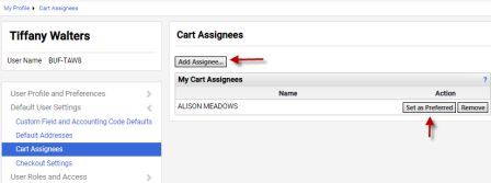 Cart Management - Administrative Services Gateway - University at Buffalo