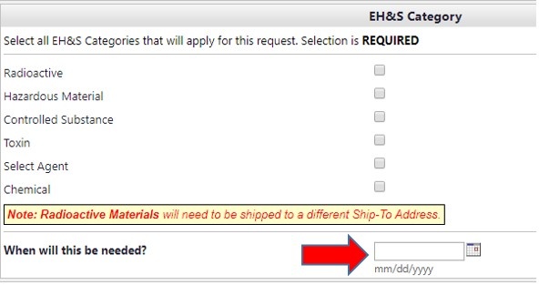 Environmental Health and Safety Request Form - Administrative Services ...