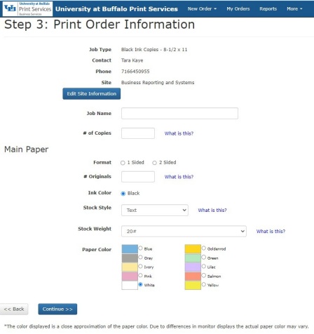 Place an Order - Administrative Services Gateway - University at Buffalo