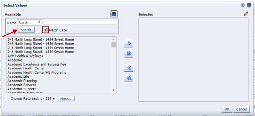 Search in SIRI Selections Area - Administrative Services Gateway ...