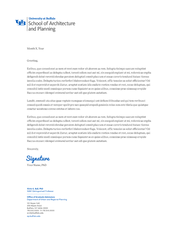 Digital Stationery - Identity and Brand - University at Buffalo