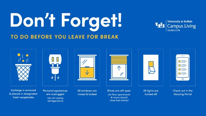Break Closings - Campus Living - University at Buffalo
