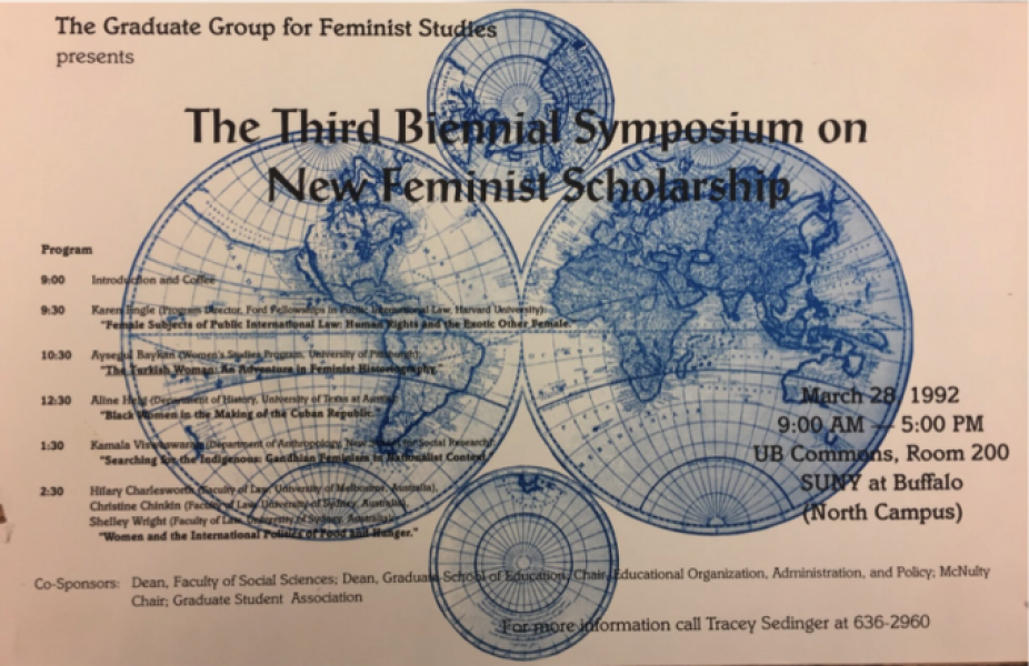 History - Gender Institute - University at Buffalo