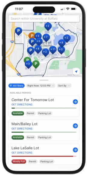 UB Parking Finder - Parking and Transportation - University at Buffalo