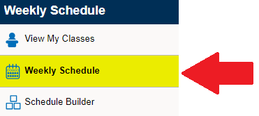 Class Schedule - Office of the Registrar - University at Buffalo