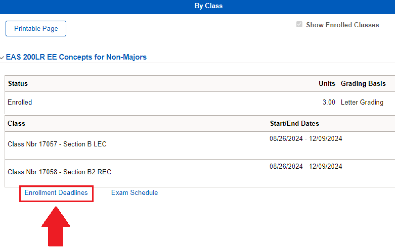 Class Schedule - Office of the Registrar - University at Buffalo