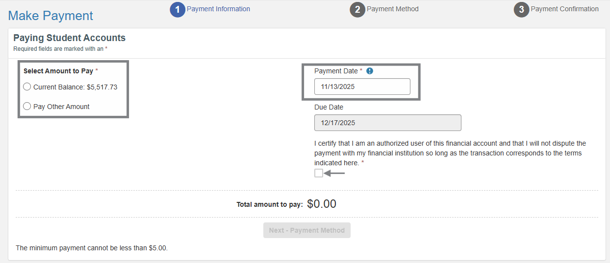 Make a Payment - Student Accounts - University at Buffalo
