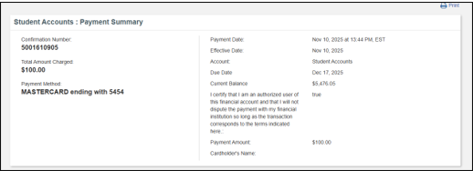 Make Advanced Payment for Payment Plan - Student Accounts - University ...