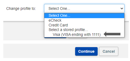 Update Credit Card Number on Current Payment Method - Student Accounts ...