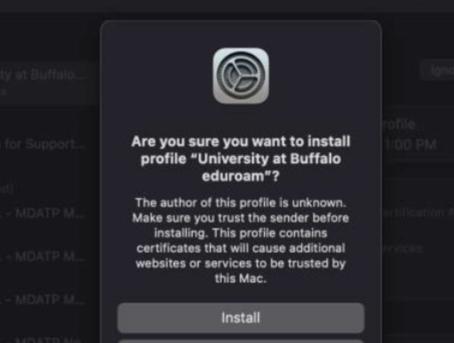 Configuring eduroam Wi-Fi for Mac - UBIT - University at Buffalo