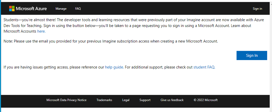 Microsoft Azure Dev Tools for Teaching - UBIT - University at Buffalo