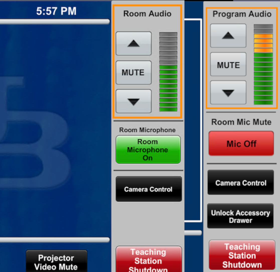 Using the Teaching Station Projector, Lights, Microphone, and Camera in ...