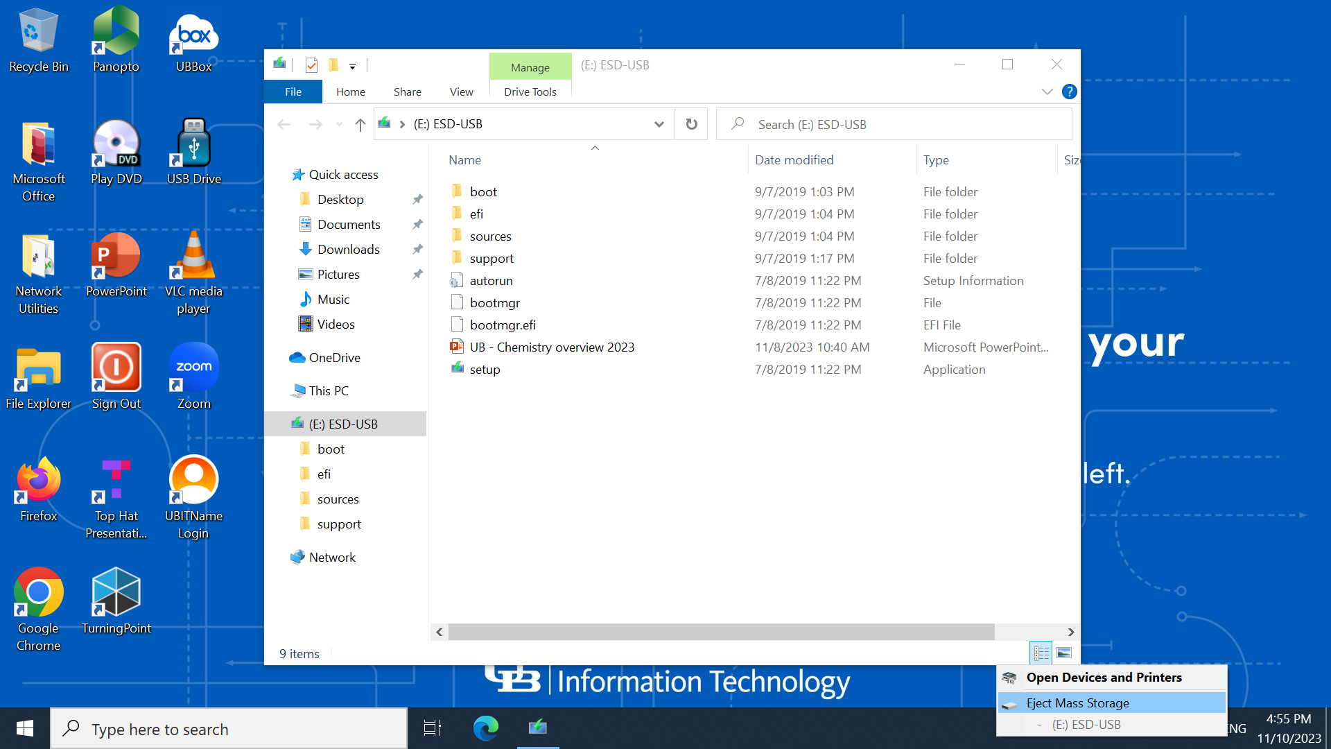 Using Your USB Drive in the Technology Classroom - UBIT - University at ...