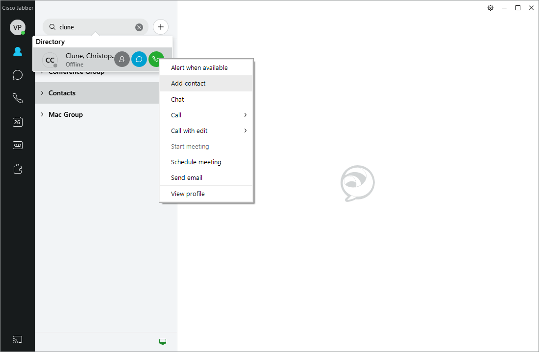 Adding and Removing Contacts in Jabber - UBIT - University at Buffalo